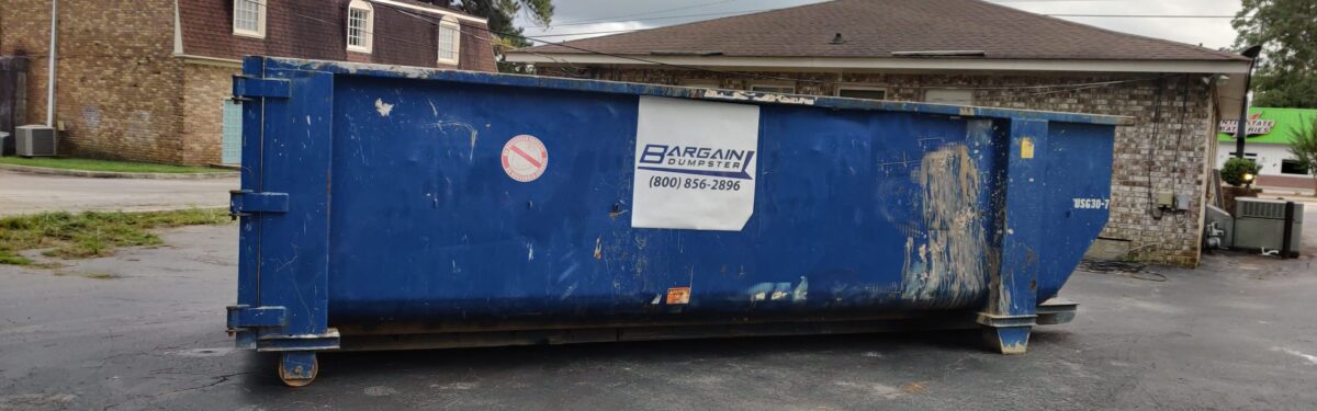 Dumpster Rentals in Columbia, SC | Bargain Dumpster