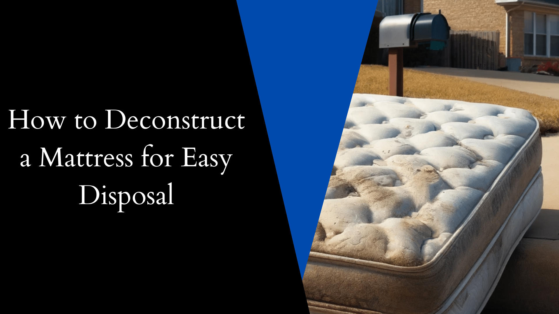 How to Deconstruct a Mattress for Easy Disposal - Bargain Dumpster